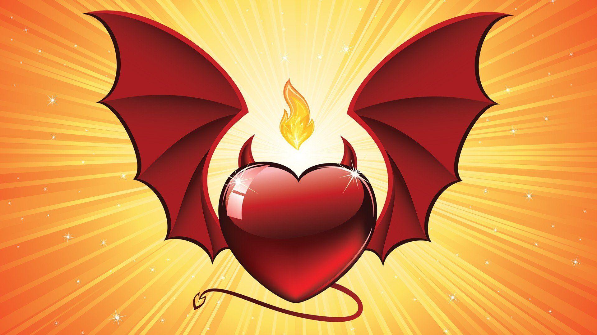 Heart with Wings Wallpapers - Top Free Heart with Wings Backgrounds ...