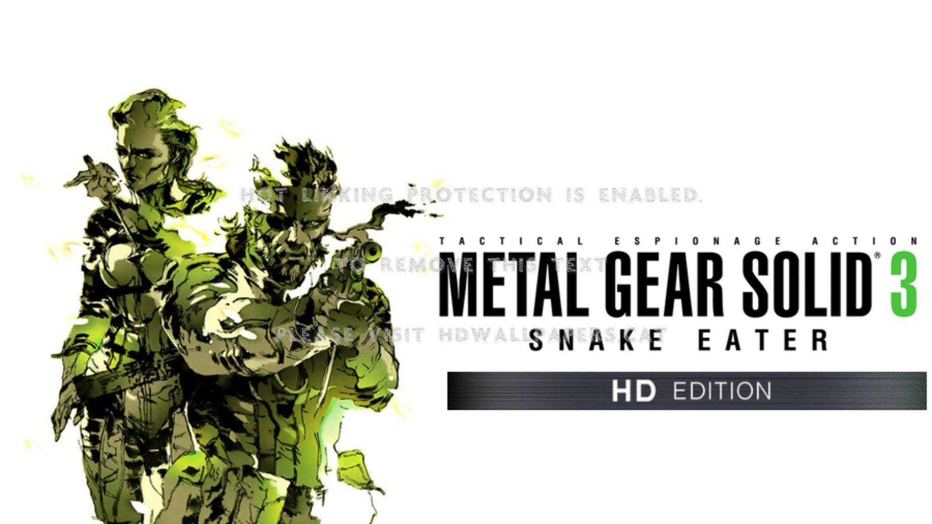 Metal Gear Solid 3 Wallpapers - Top Free Metal Gear Solid 3 Backgrounds ...