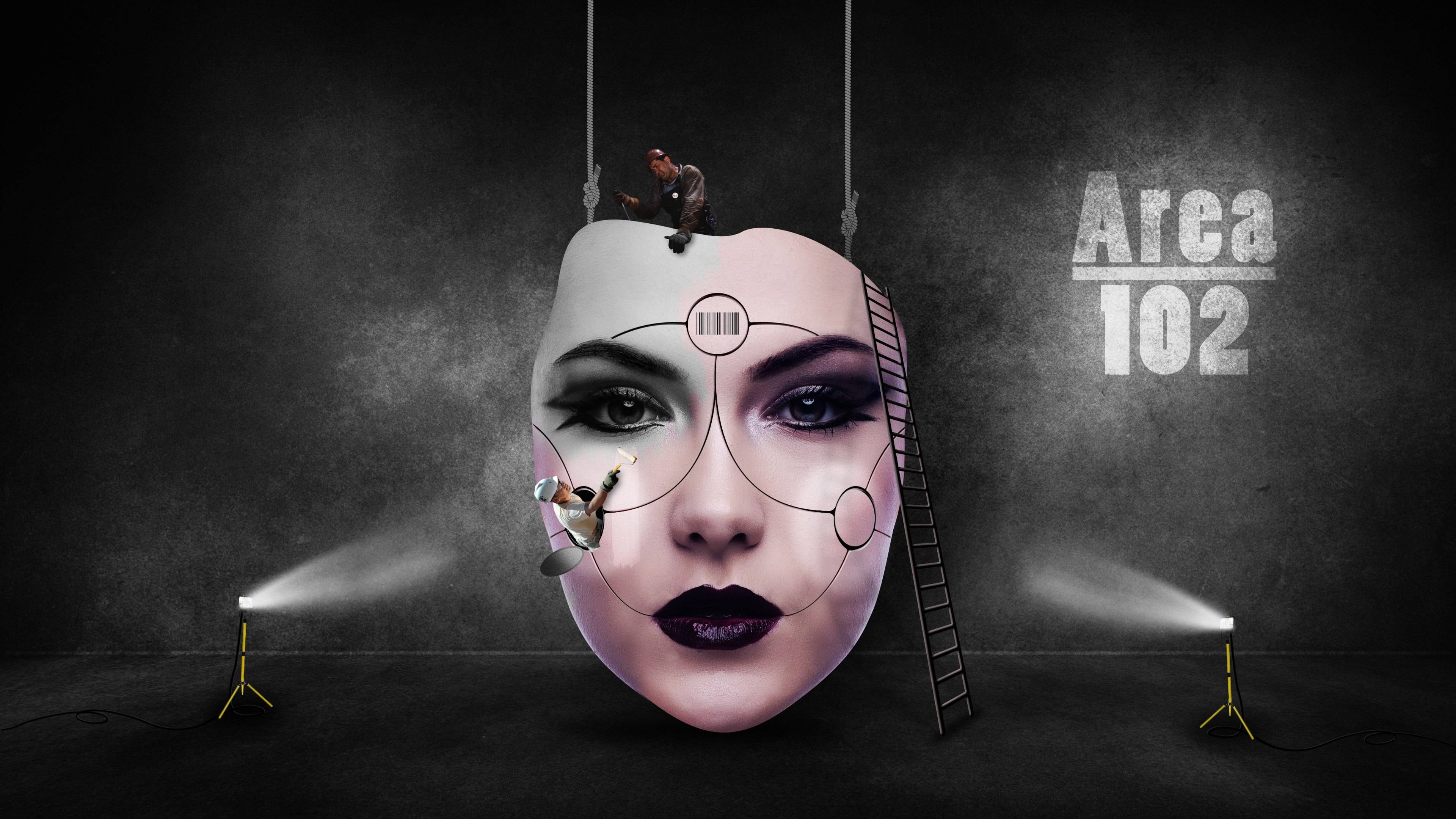 Robot Face Wallpaper 1920x1200 Robot Face Wallpapers - Top Free Robot ...