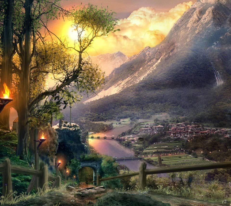 Fairy Landscape Wallpapers - Top Free Fairy Landscape Backgrounds ...