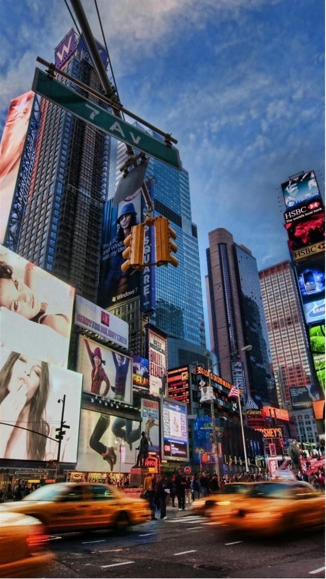 Times Square Phone Wallpapers - Top Free Times Square Phone Backgrounds ...
