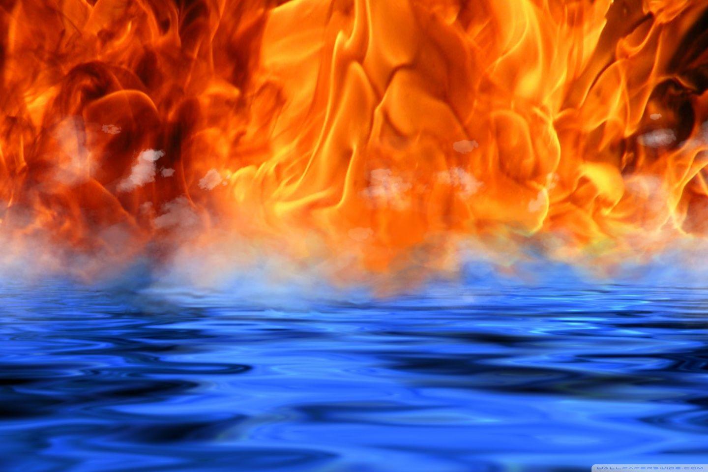 Water Fire Wallpapers - Top Free Water Fire Backgrounds - WallpaperAccess