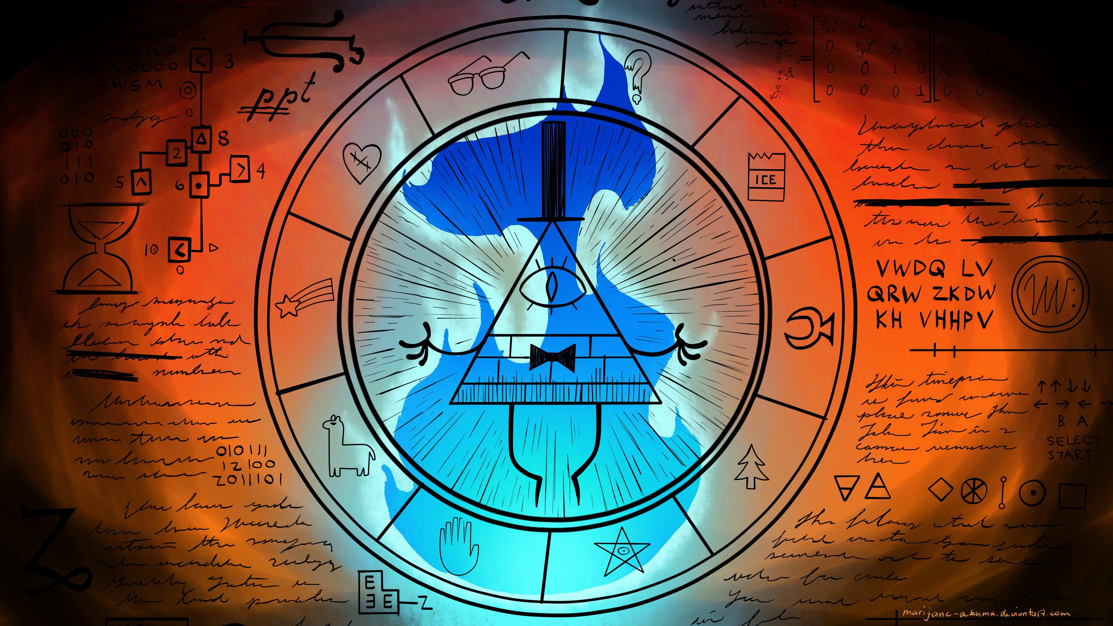 Bill Cipher Wheel Wallpapers - Top Free Bill Cipher Wheel Backgrounds ...