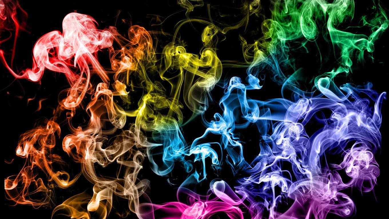 Rainbow Smoke Wallpapers - Top Free Rainbow Smoke Backgrounds - WallpaperAccess