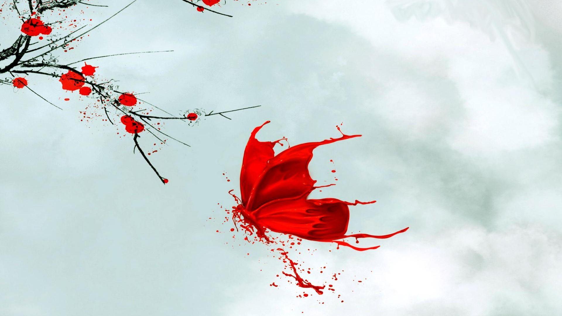 Cute Red Butterfly Wallpapers - Top Free Cute Red Butterfly Backgrounds ...