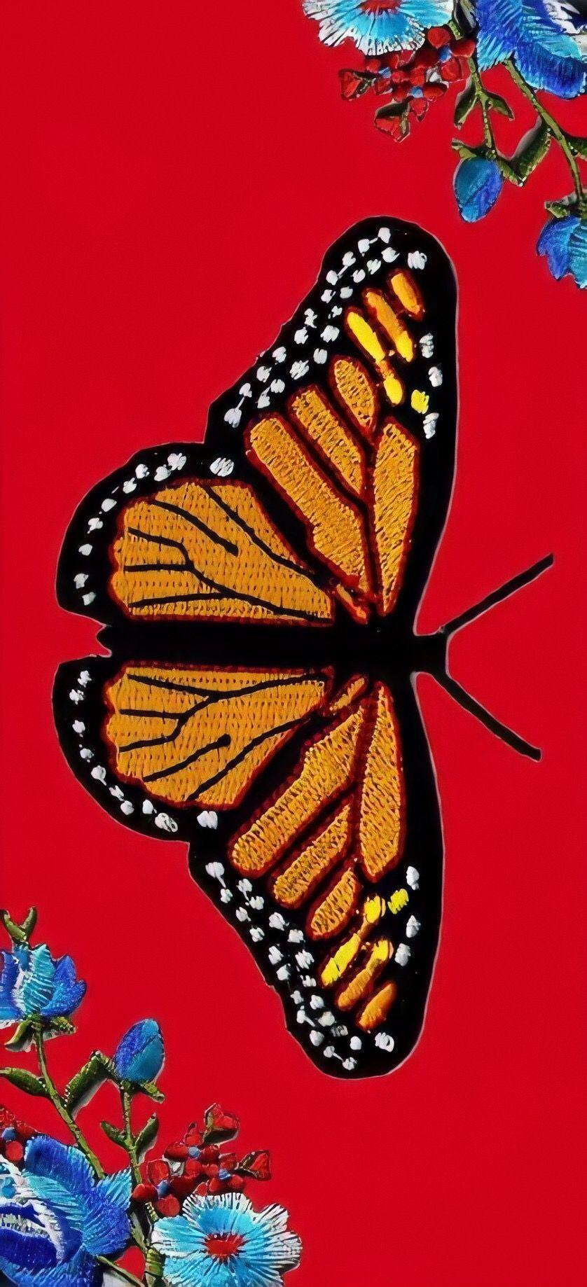 Cute Red Butterfly Wallpapers - Top Free Cute Red Butterfly Backgrounds ...