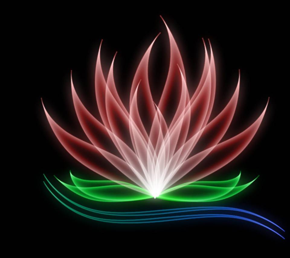 Neon Lotus Wallpapers - Top Free Neon Lotus Backgrounds - WallpaperAccess