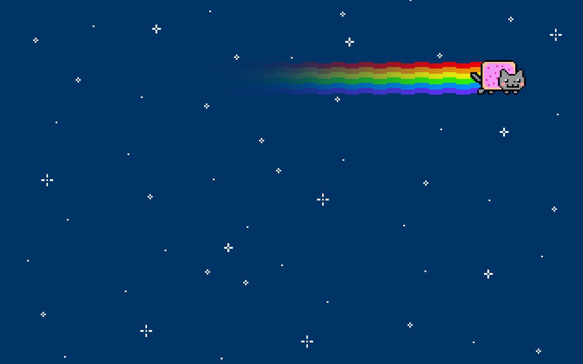Rainbow Cat Wallpapers - Top Free Rainbow Cat Backgrounds - WallpaperAccess