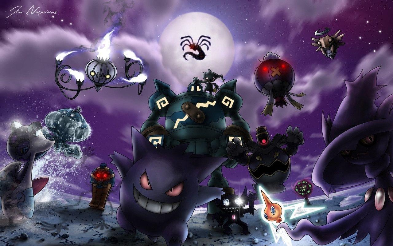 Ghost Type Pokémon Wallpapers - Top Free Ghost Type Pokémon Backgrounds - WallpaperAccess