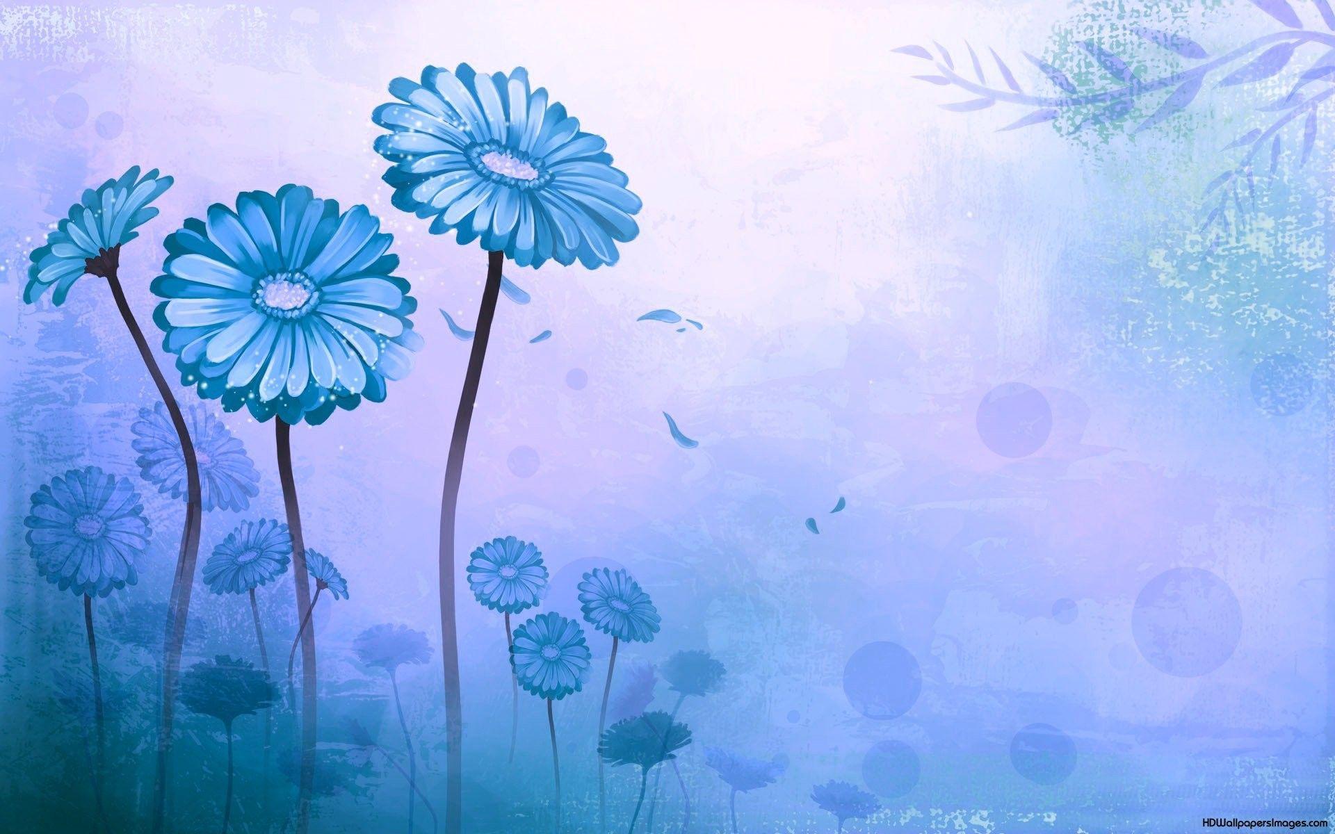 Light Blue Flower Wallpapers - Top Free Light Blue Flower Backgrounds ...