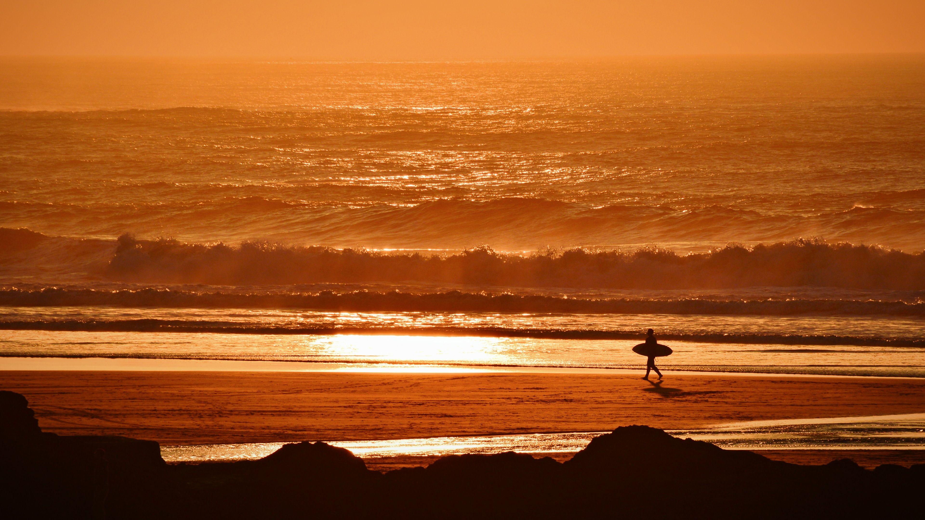 Sunset Beach Surfing Wallpapers - Top Free Sunset Beach Surfing ...