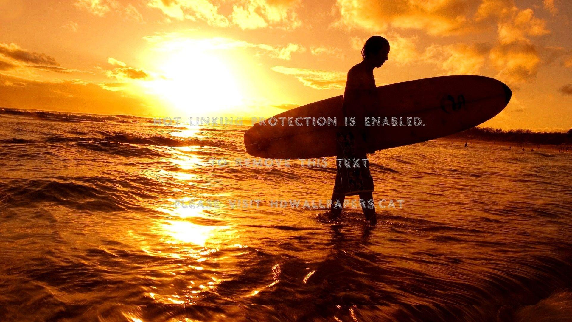 Sunset Beach Surfing Wallpapers - Top Free Sunset Beach Surfing ...