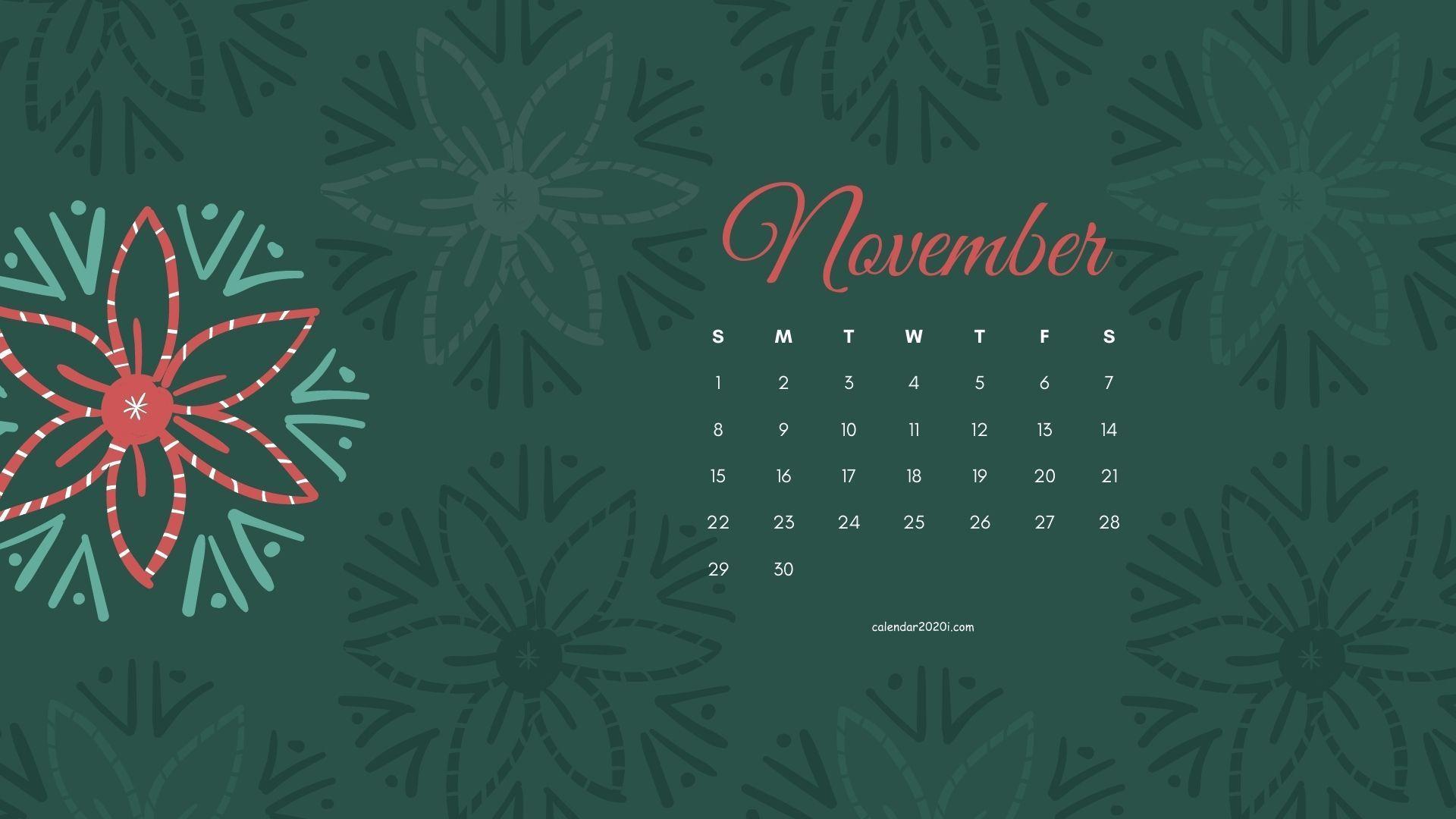 November 2020 Calendar Wallpapers - Top Free November 2020 Calendar ...