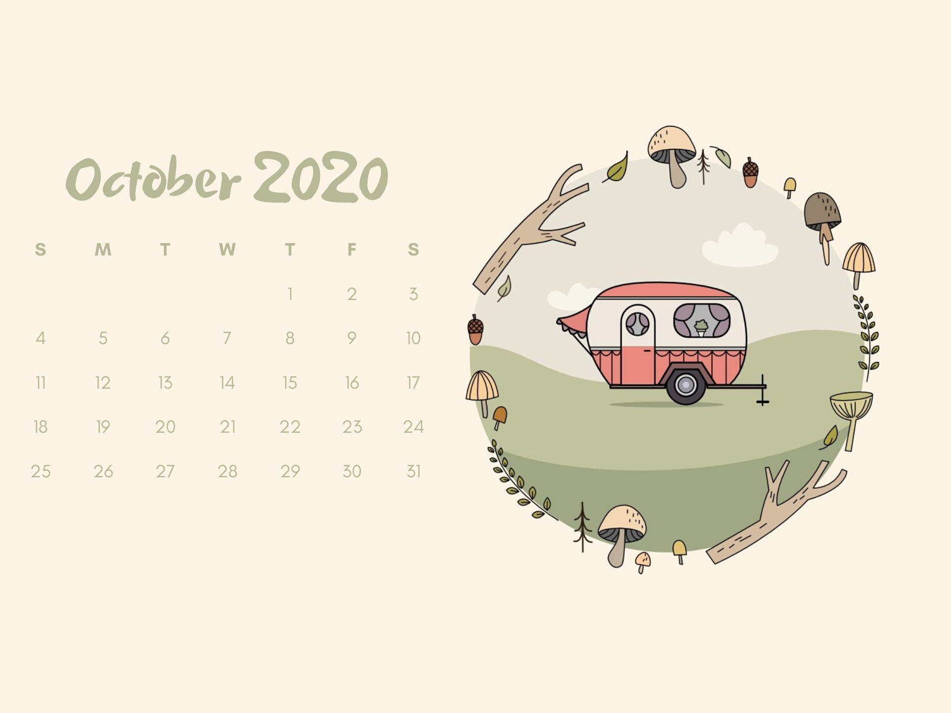 October 2020 Calendar Wallpapers - Top Free October 2020 Calendar ...