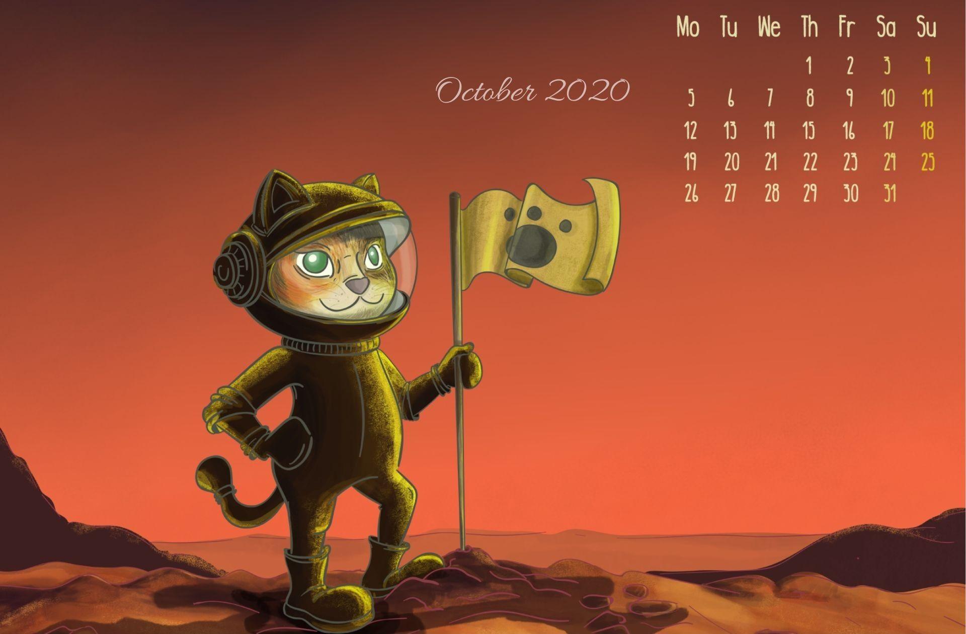 October 2020 Calendar Wallpapers - Top Free October 2020 Calendar ...