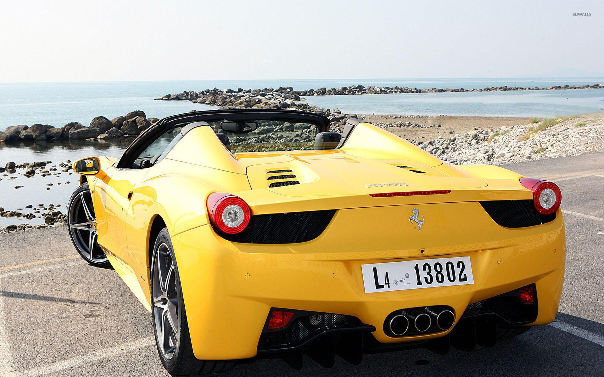 Yellow Ferrari Wallpapers - Top Free Yellow Ferrari Backgrounds ...