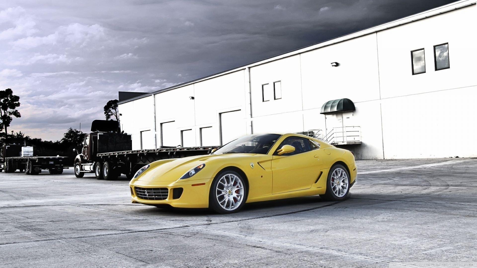 Yellow Ferrari Wallpapers - Top Free Yellow Ferrari Backgrounds ...