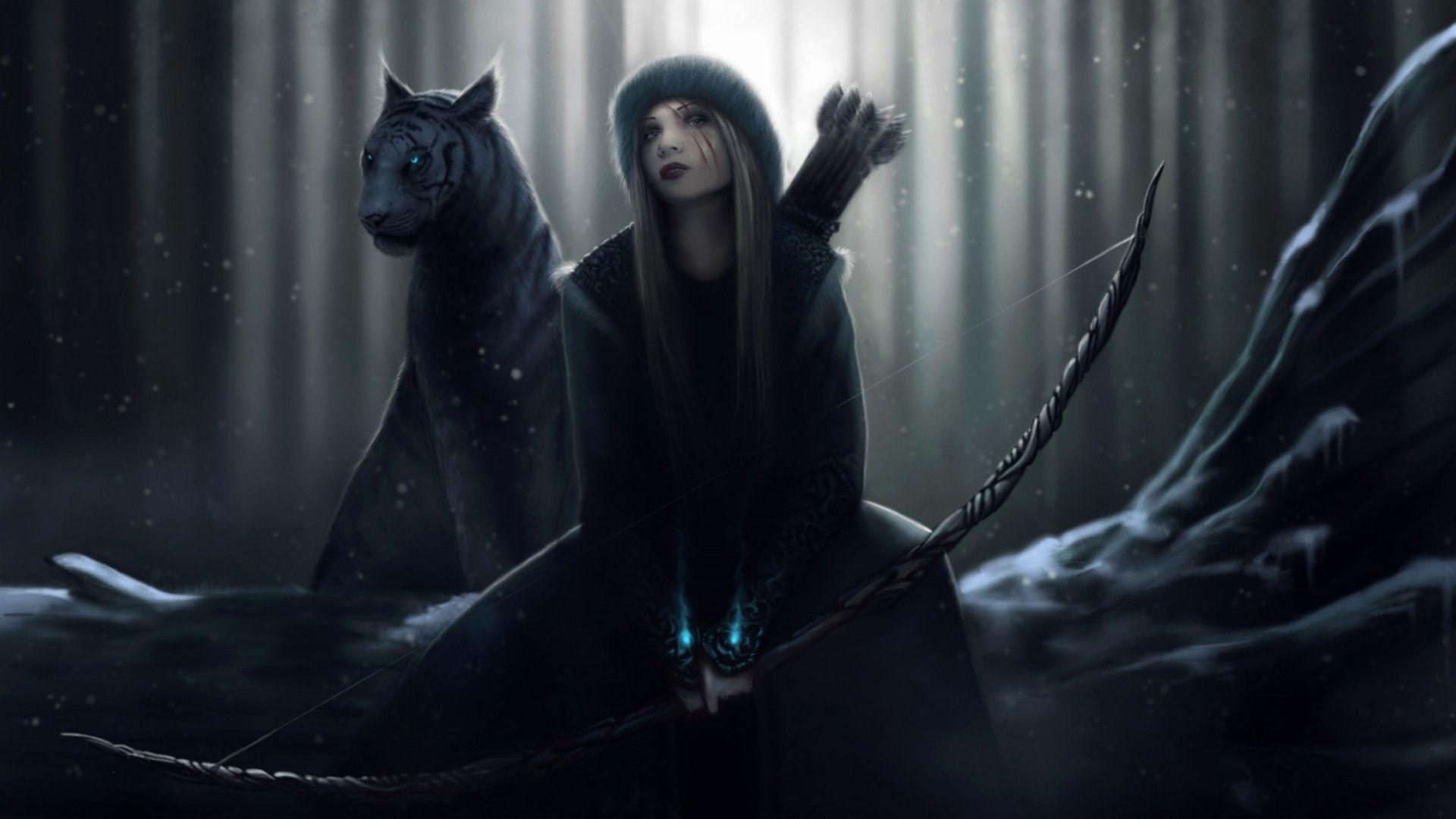 Night Elf Hunter Wallpapers - Top Free Night Elf Hunter Backgrounds - WallpaperAccess