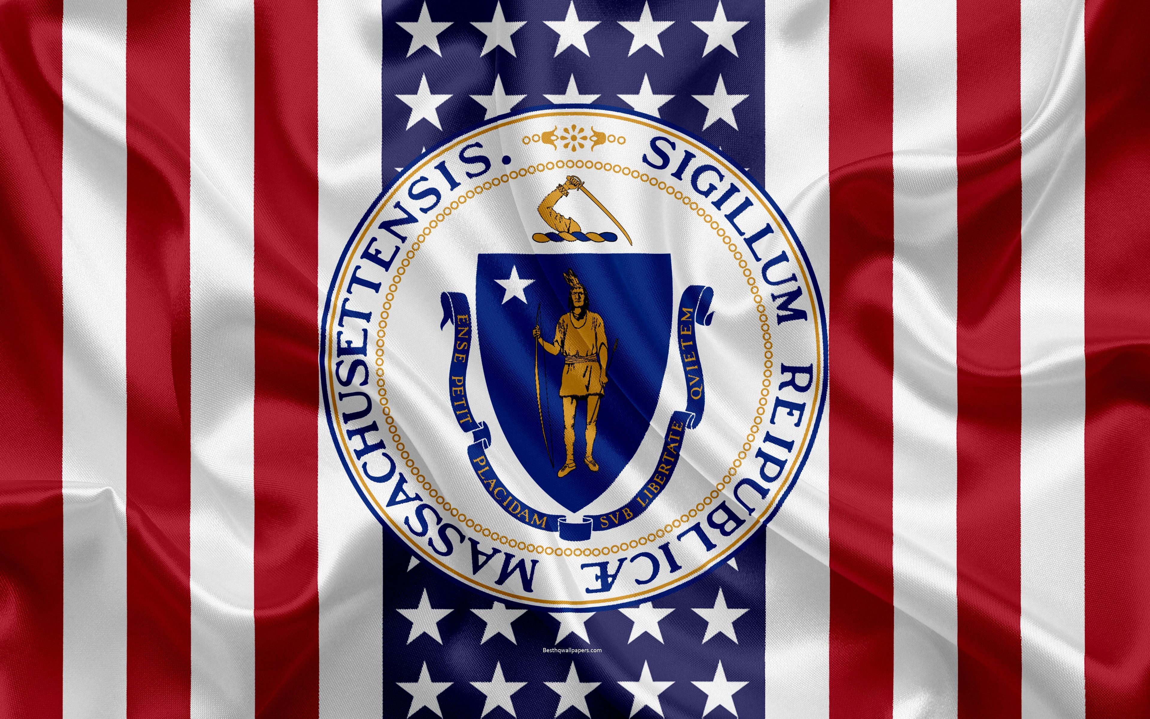 Massachusetts Flag Wallpapers - Top Free Massachusetts Flag Backgrounds ...