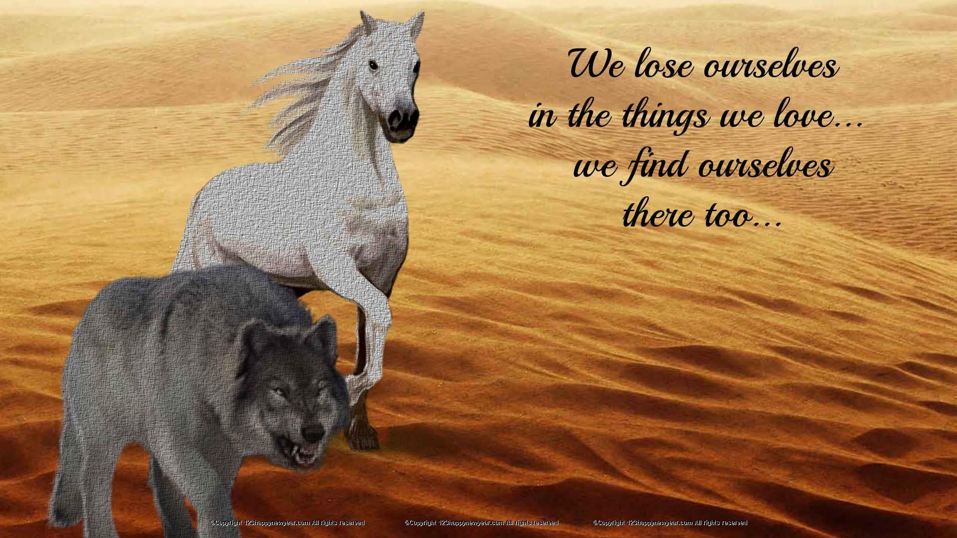 Horse and Wolf Wallpapers - Top Free Horse and Wolf Backgrounds ...