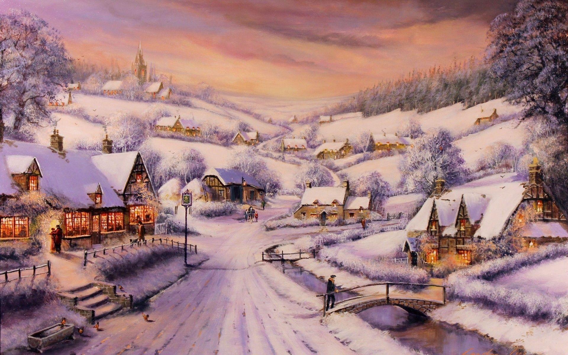 Snow Town Wallpapers - Top Free Snow Town Backgrounds - WallpaperAccess