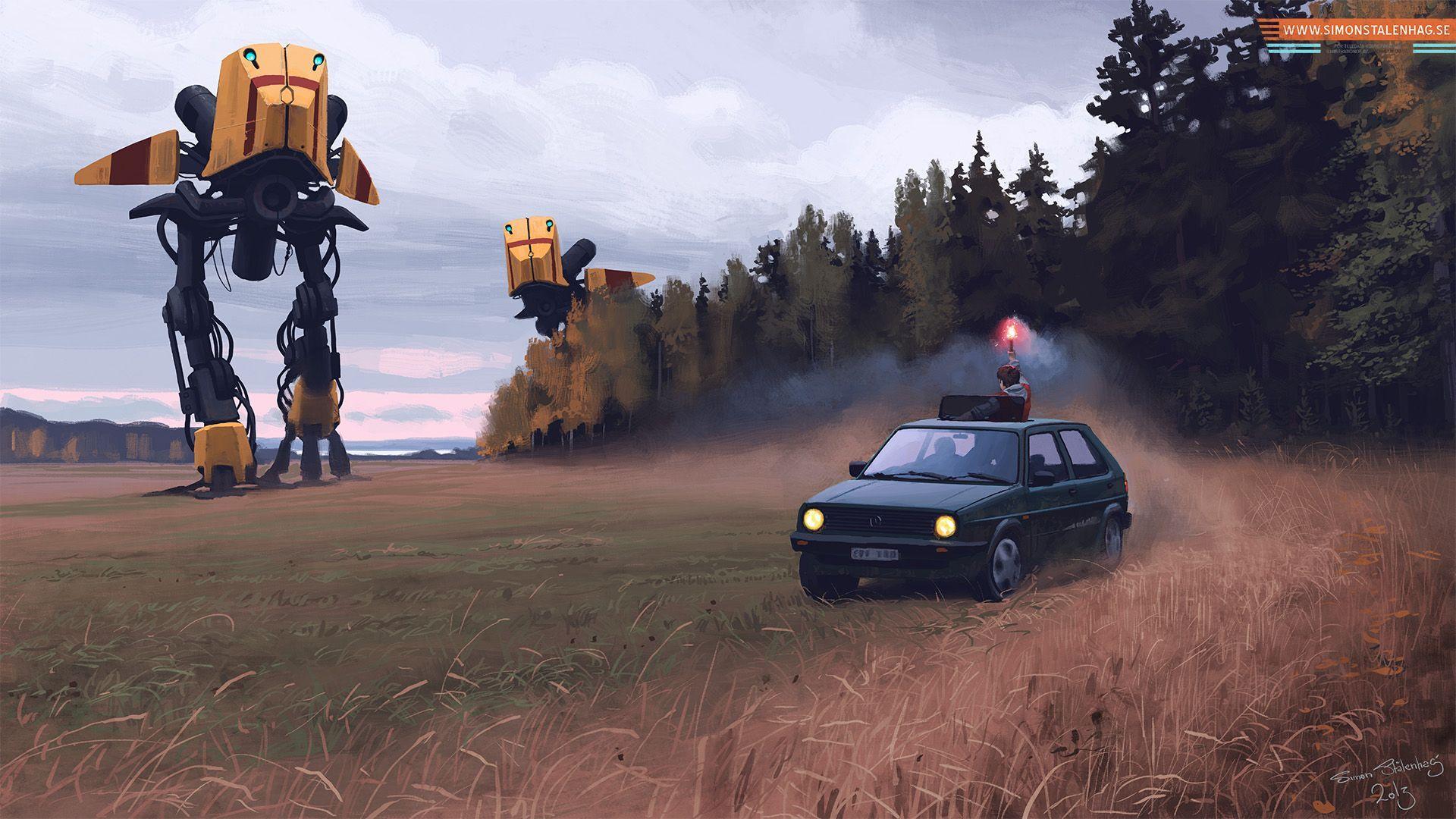 Simon Stålenhag Wallpapers - Top Free Simon Stålenhag Backgrounds ...
