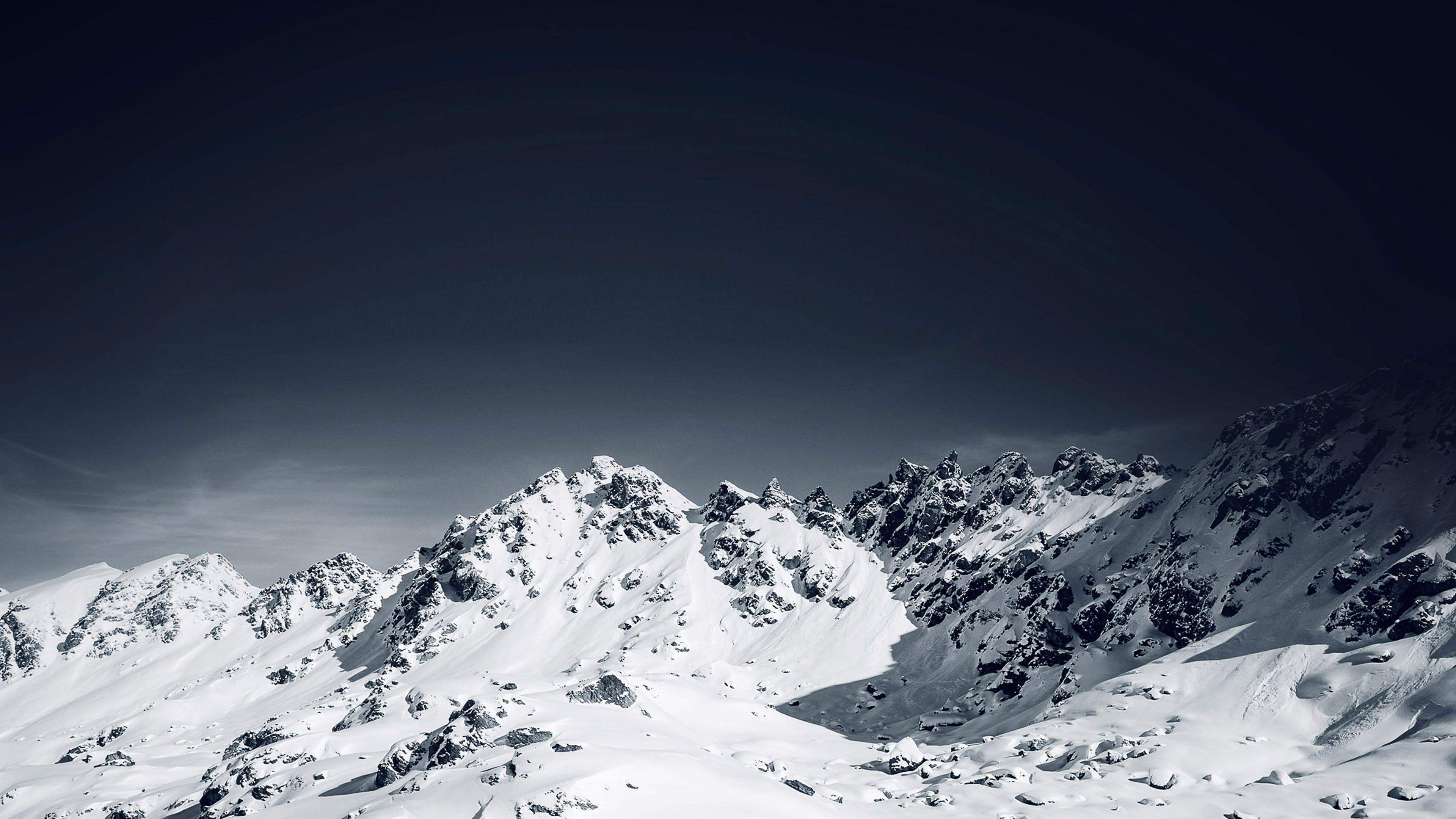 4k Snow Mountain Wallpapers - Top Free 4k Snow Mountain Backgrounds ...