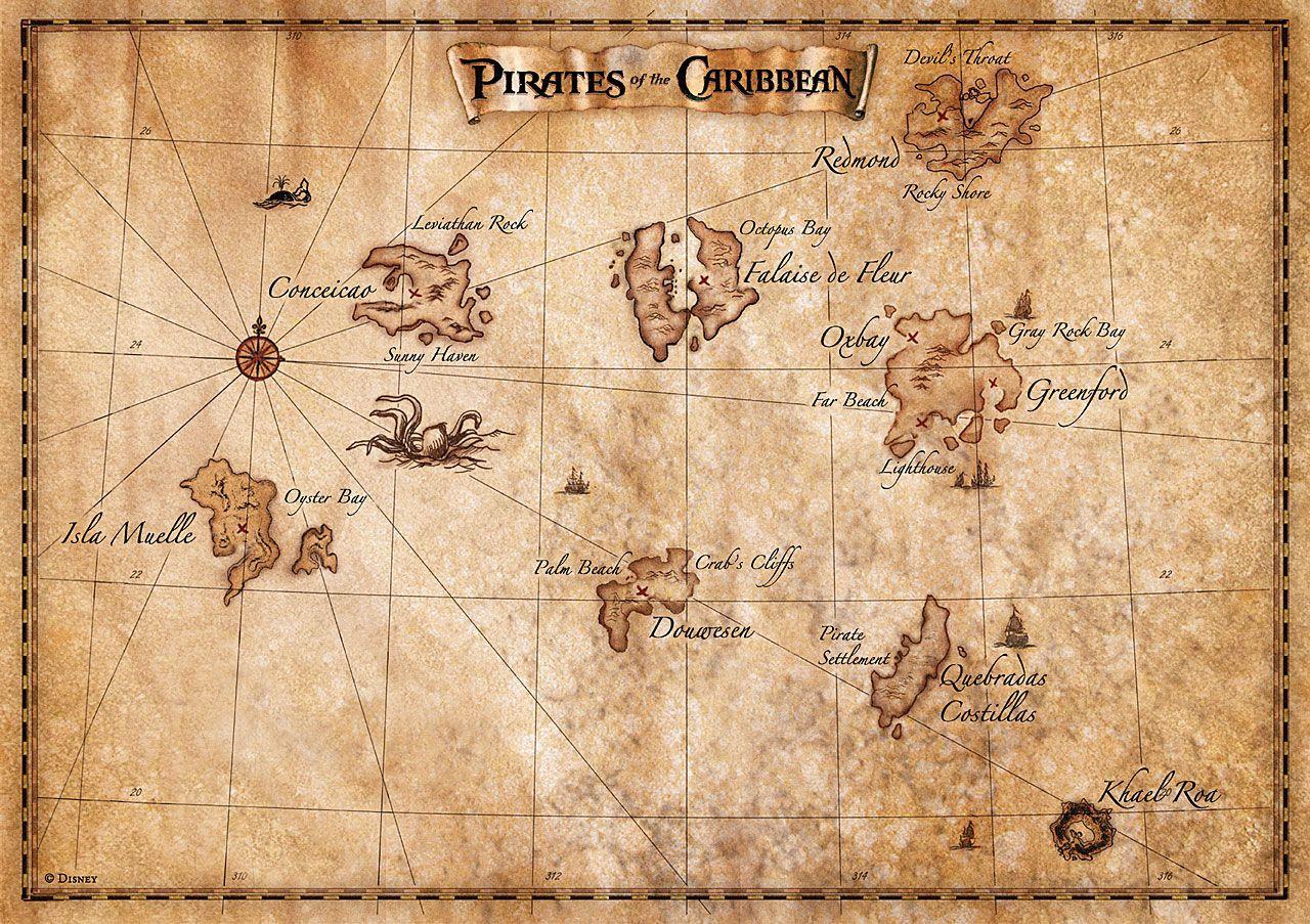 Pirates Map Wallpapers - Top Free Pirates Map Backgrounds - WallpaperAccess