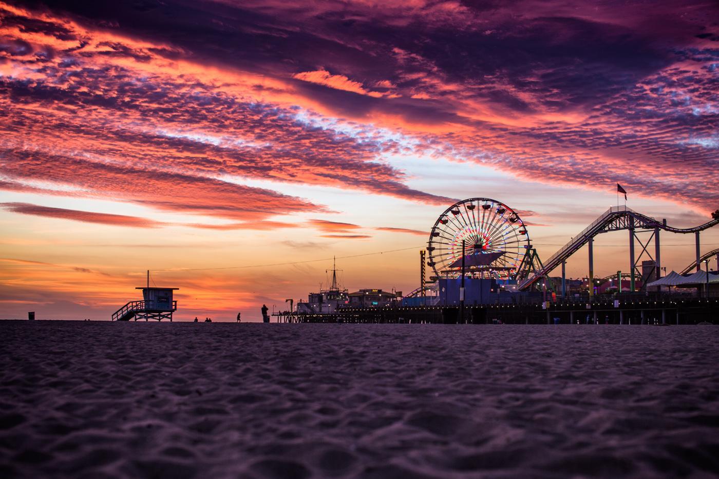 Santa Monica Pier Wallpapers - Top Free Santa Monica Pier Backgrounds ...