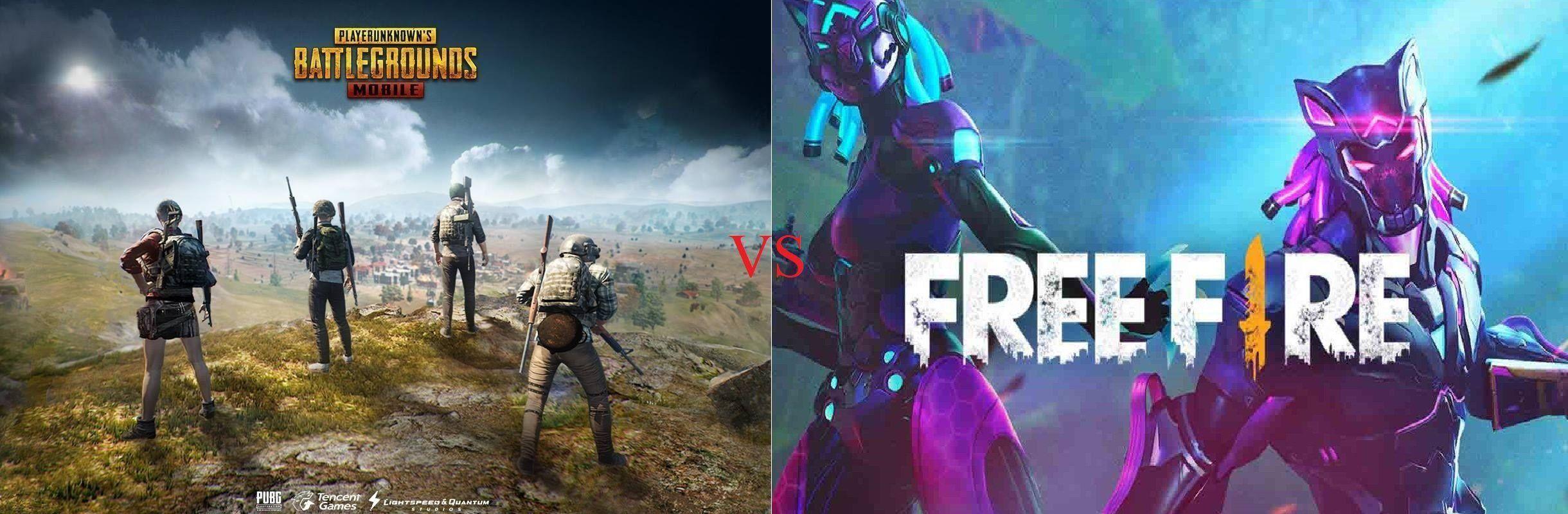 Pubg vs Free Fire Wallpapers - Top Free Pubg vs Free Fire Backgrounds ...