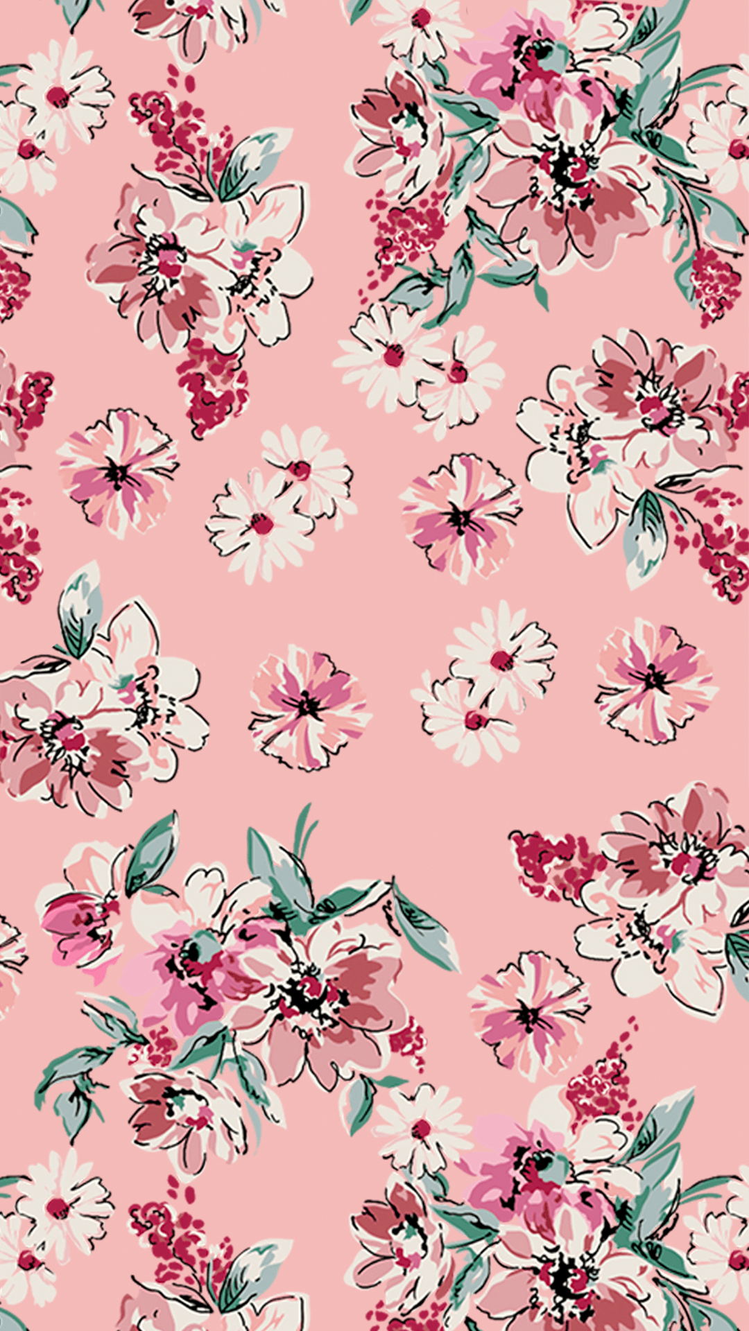 Flowers Pattern Wallpapers - Top Free Flowers Pattern Backgrounds ...