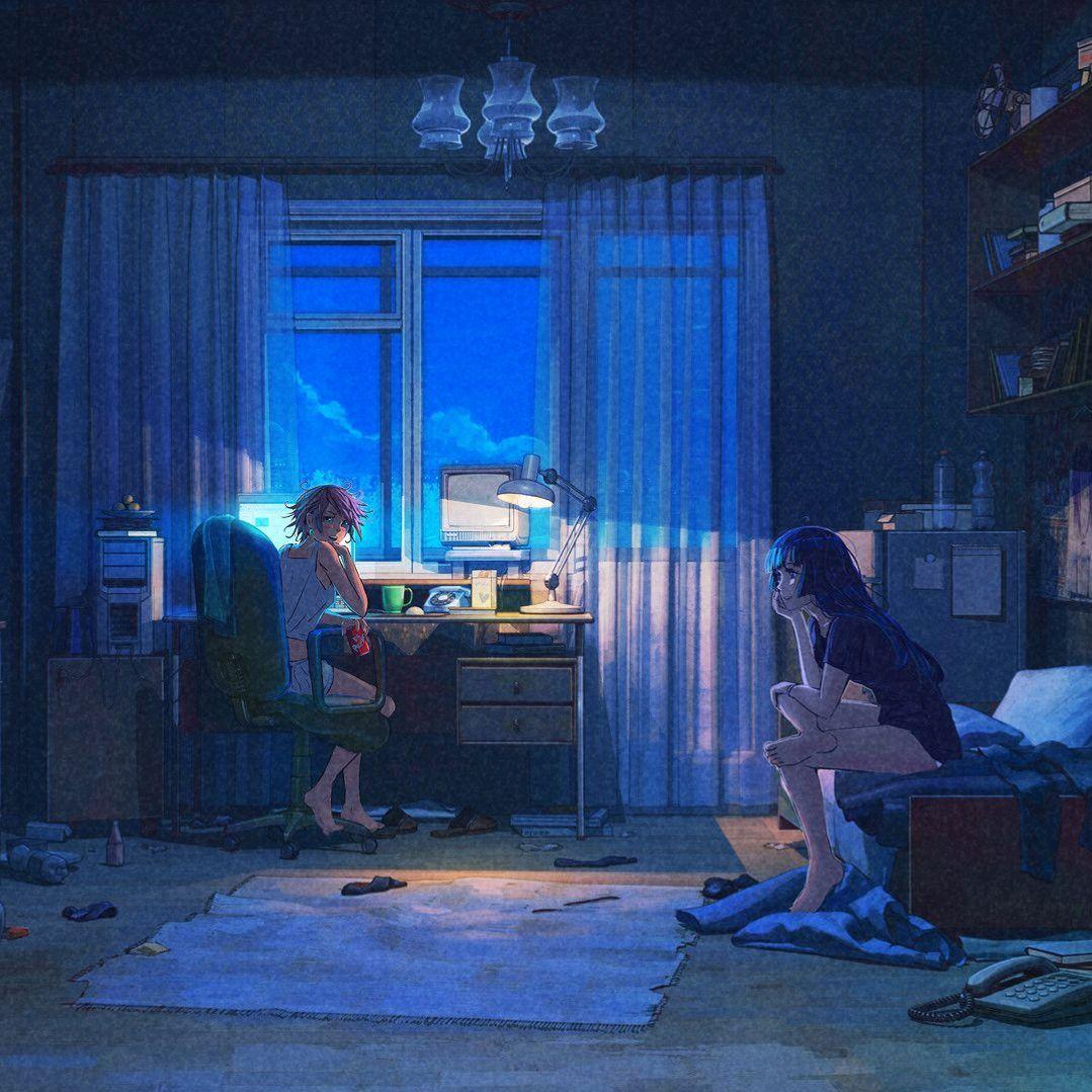 Lofi Night Wallpapers - Top Free Lofi Night Backgrounds - WallpaperAccess