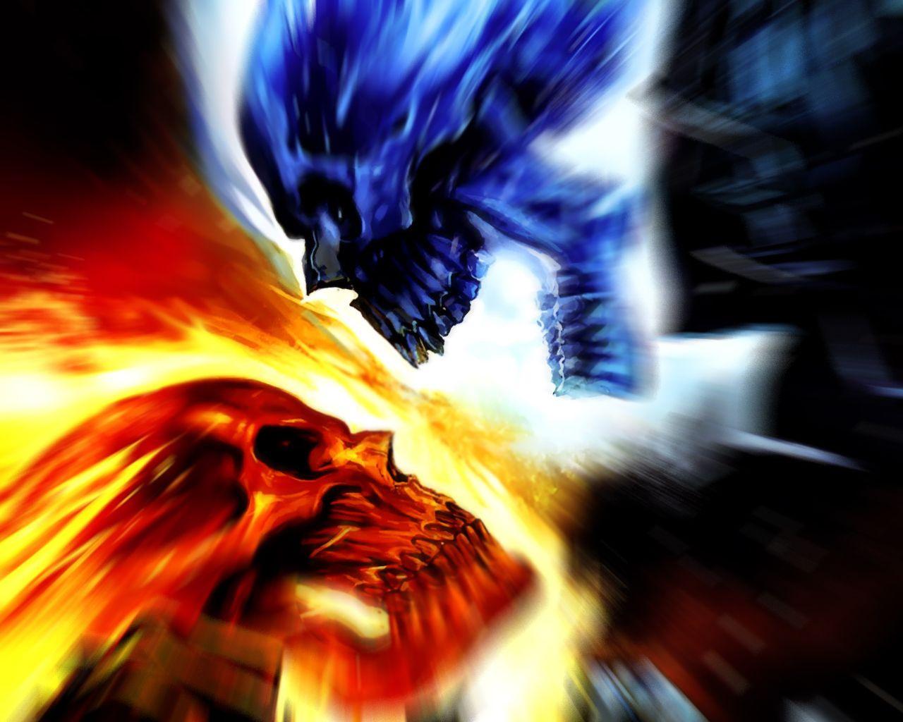 Evil Fire Skull Wallpapers - Top Free Evil Fire Skull Backgrounds ...