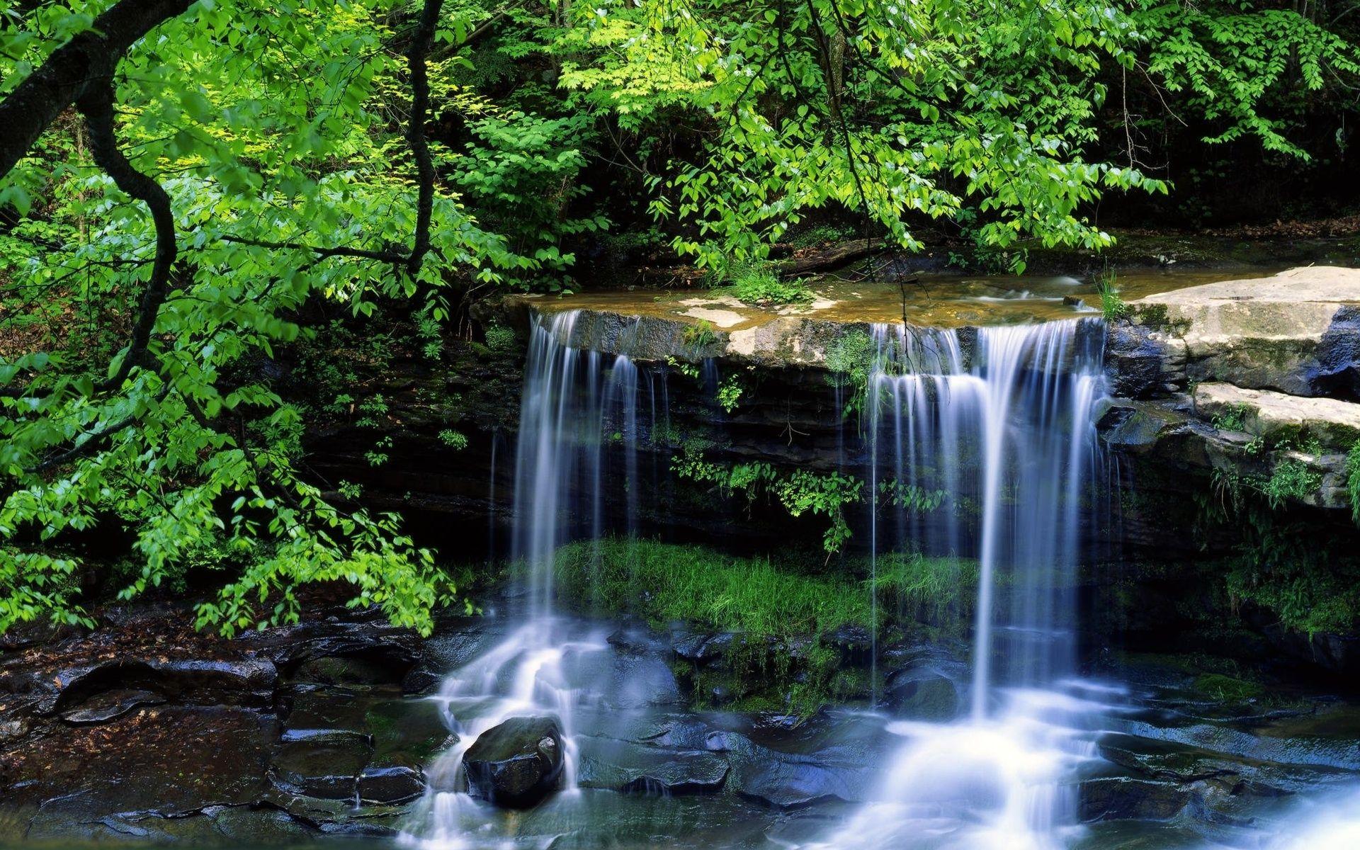 Spring Waterfall Wallpapers - Top Free Spring Waterfall Backgrounds ...