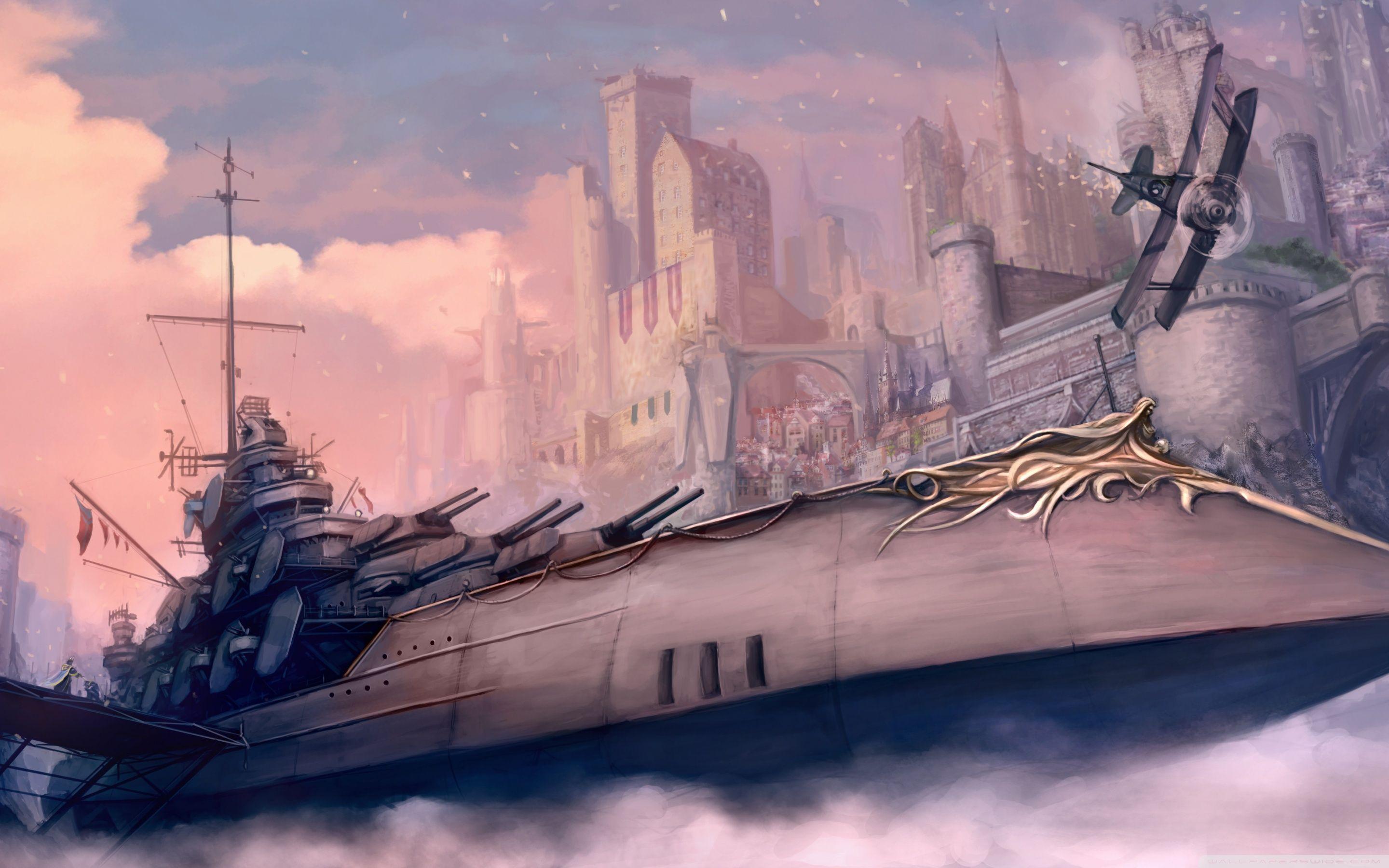 Anime Ship Wallpapers - Top Free Anime Ship Backgrounds - WallpaperAccess
