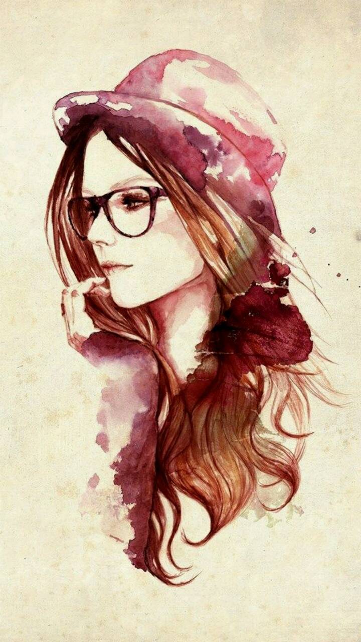 Girl Drawings Wallpapers - Top Free Girl Drawings Backgrounds ...