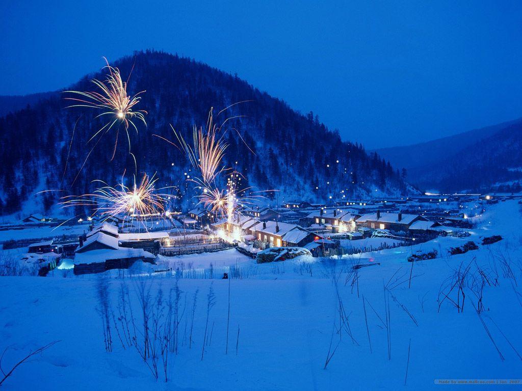 Snowy Village Wallpapers - Top Free Snowy Village Backgrounds ...