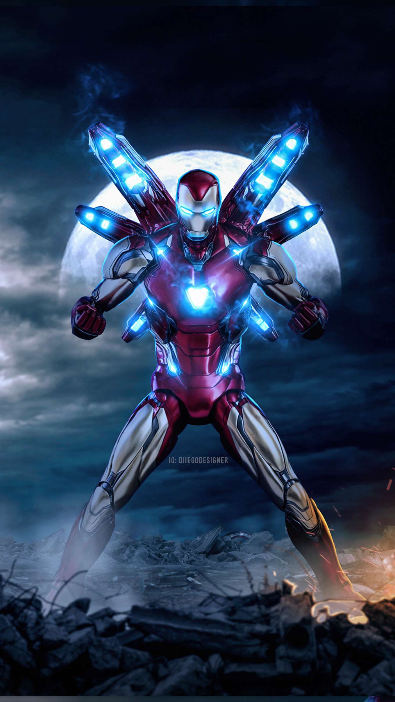 Iron Man MK 50 Wallpapers - Top Free Iron Man MK 50 Backgrounds ...