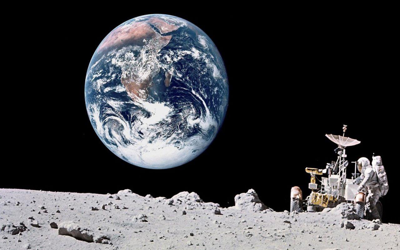 Earth From Moon Wallpapers - Top Free Earth From Moon Backgrounds ...