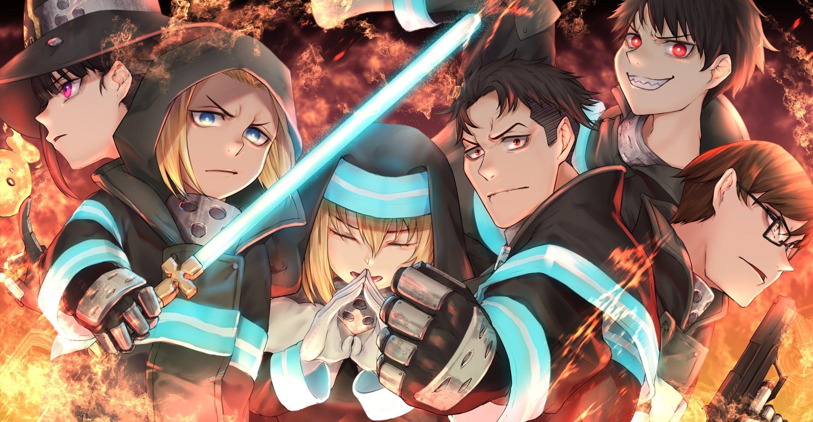 Fire Force Desktop Wallpapers - Top Free Fire Force Desktop Backgrounds ...
