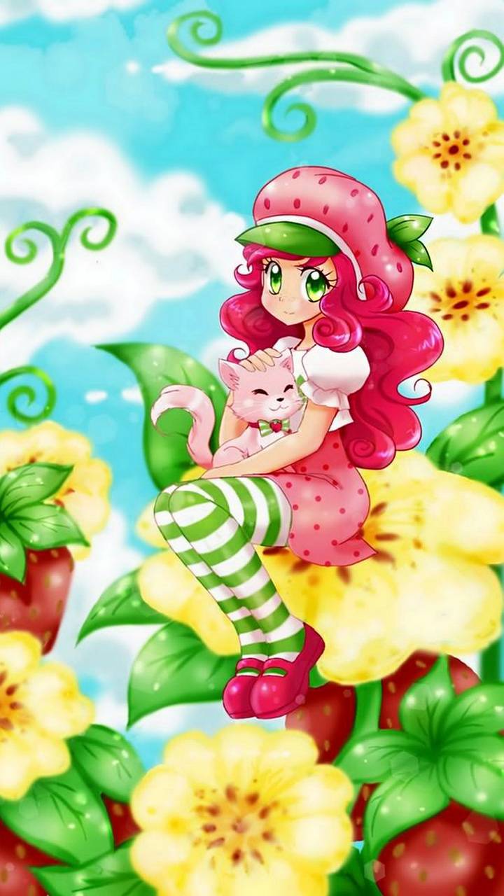 Strawberry Girl Wallpapers - Top Free Strawberry Girl Backgrounds ...