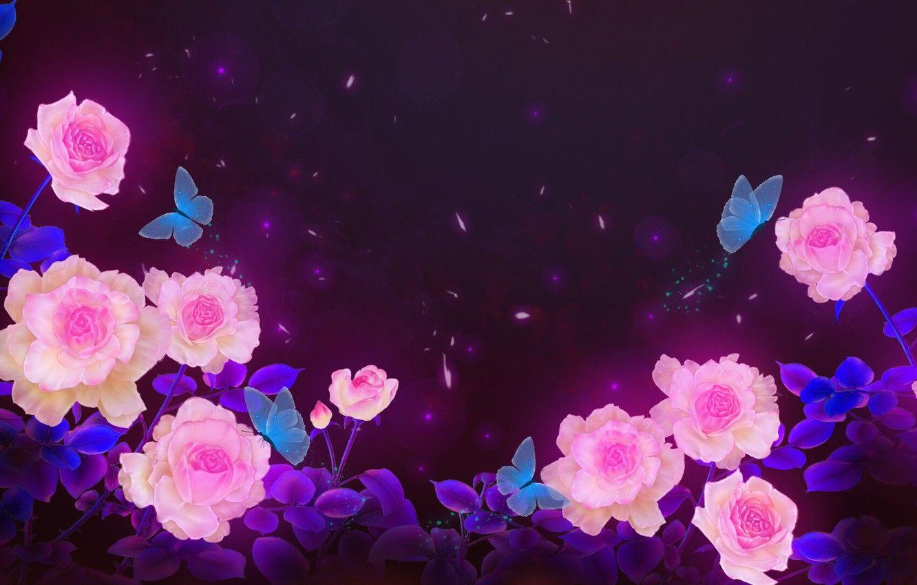 Rose and Butterfly Wallpapers - Top Free Rose and Butterfly Backgrounds ...