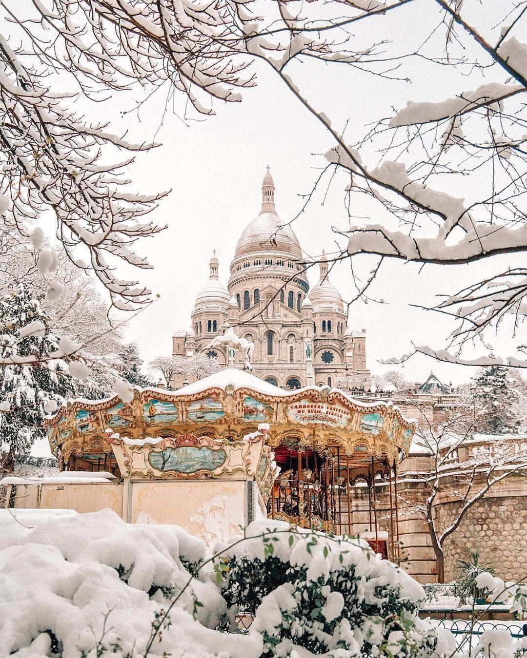 Snowy Paris Wallpapers - Top Free Snowy Paris Backgrounds - WallpaperAccess