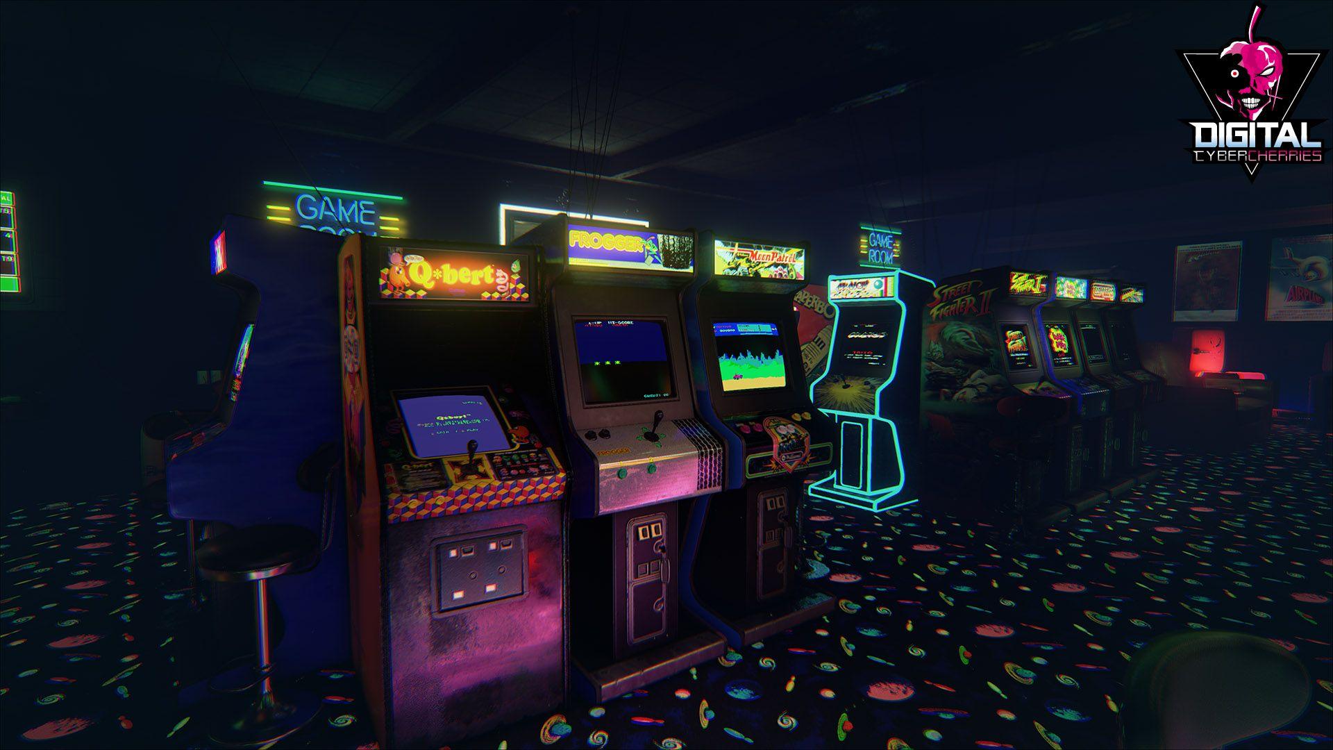 Retro Game Room Wallpapers - Top Free Retro Game Room Backgrounds ...