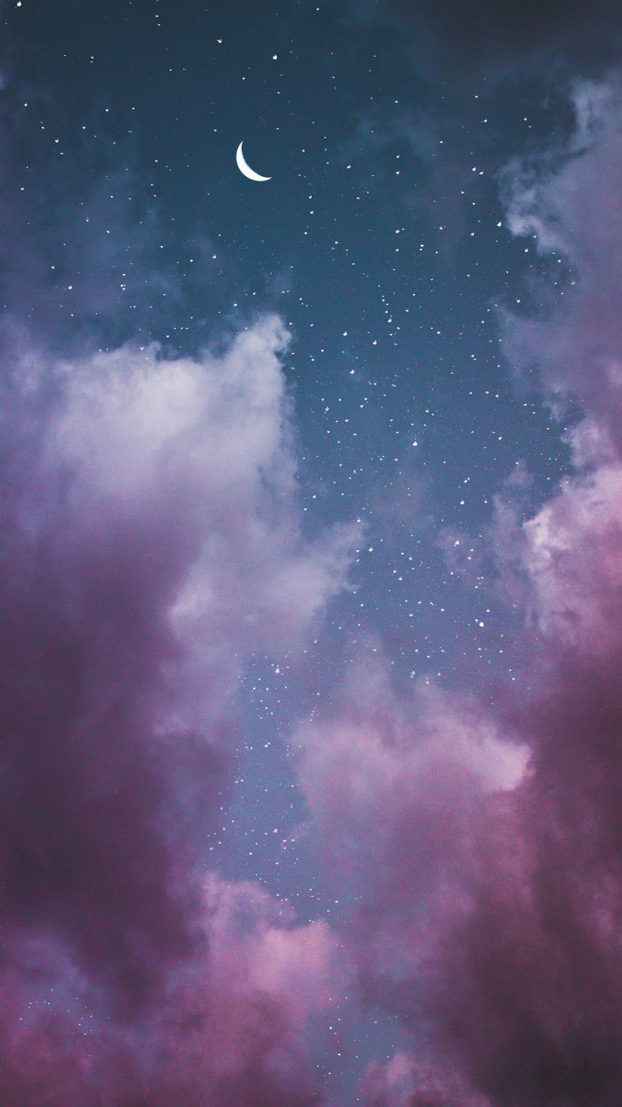 Cute Night Sky Wallpapers - Top Free Cute Night Sky Backgrounds ...