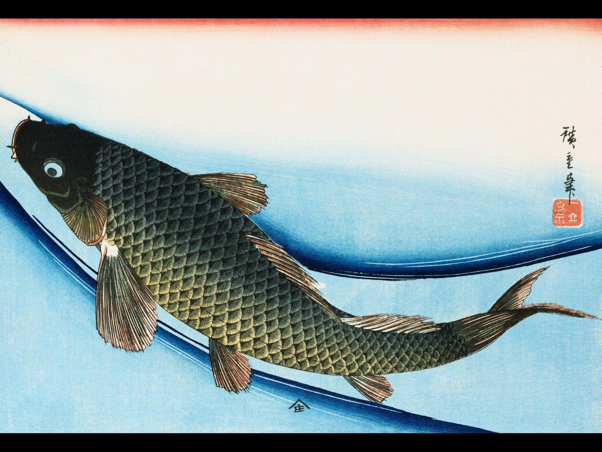 Japanese Fish Art Wallpapers - Top Free Japanese Fish Art Backgrounds ...
