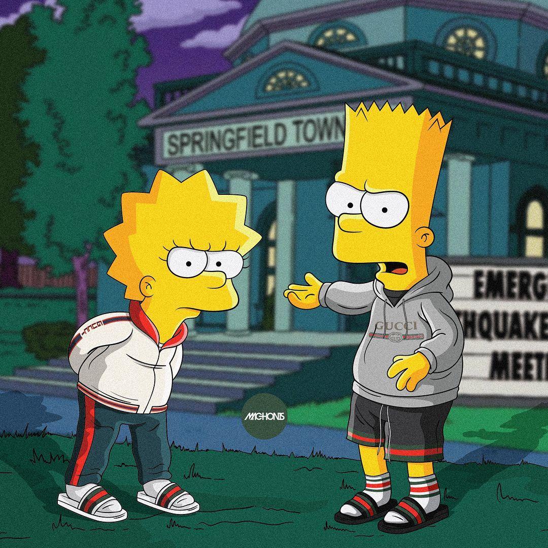 Simpsons Gucci Wallpapers - Top Free Simpsons Gucci Backgrounds ...