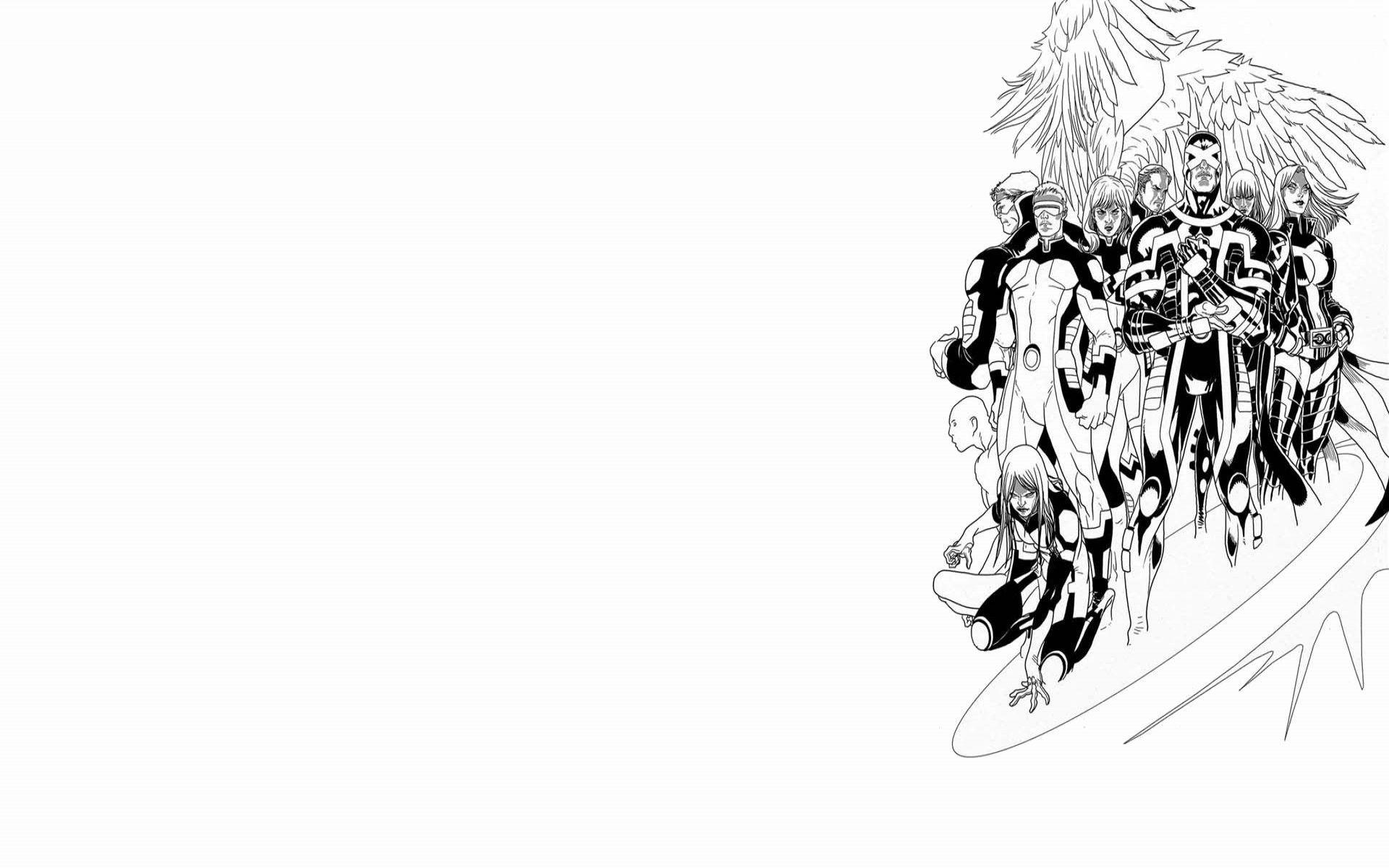 Marvel Black and White Wallpapers - Top Free Marvel Black and White ...