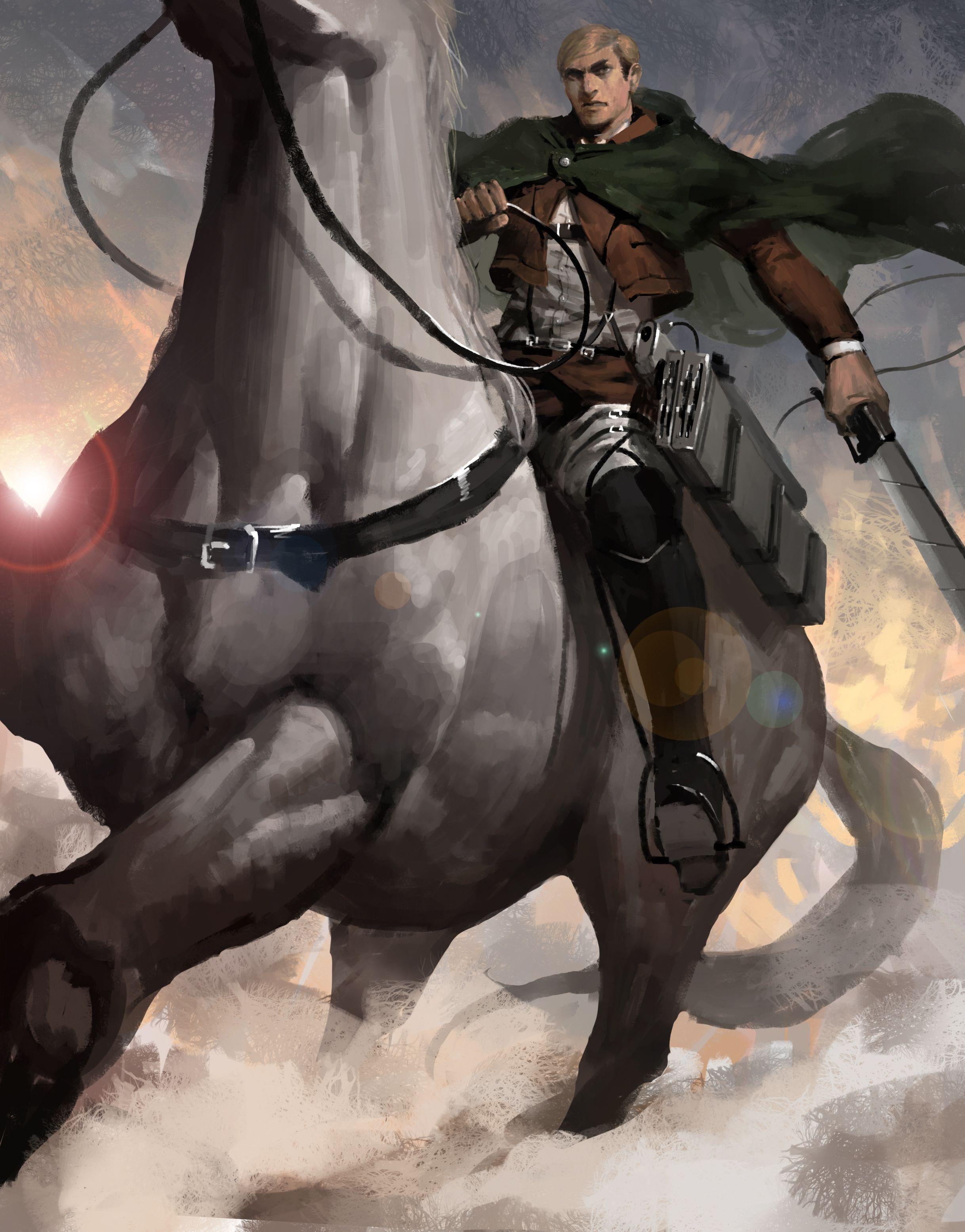Attack On Titan Erwin Wallpapers - Top Free Attack On Titan Erwin ...