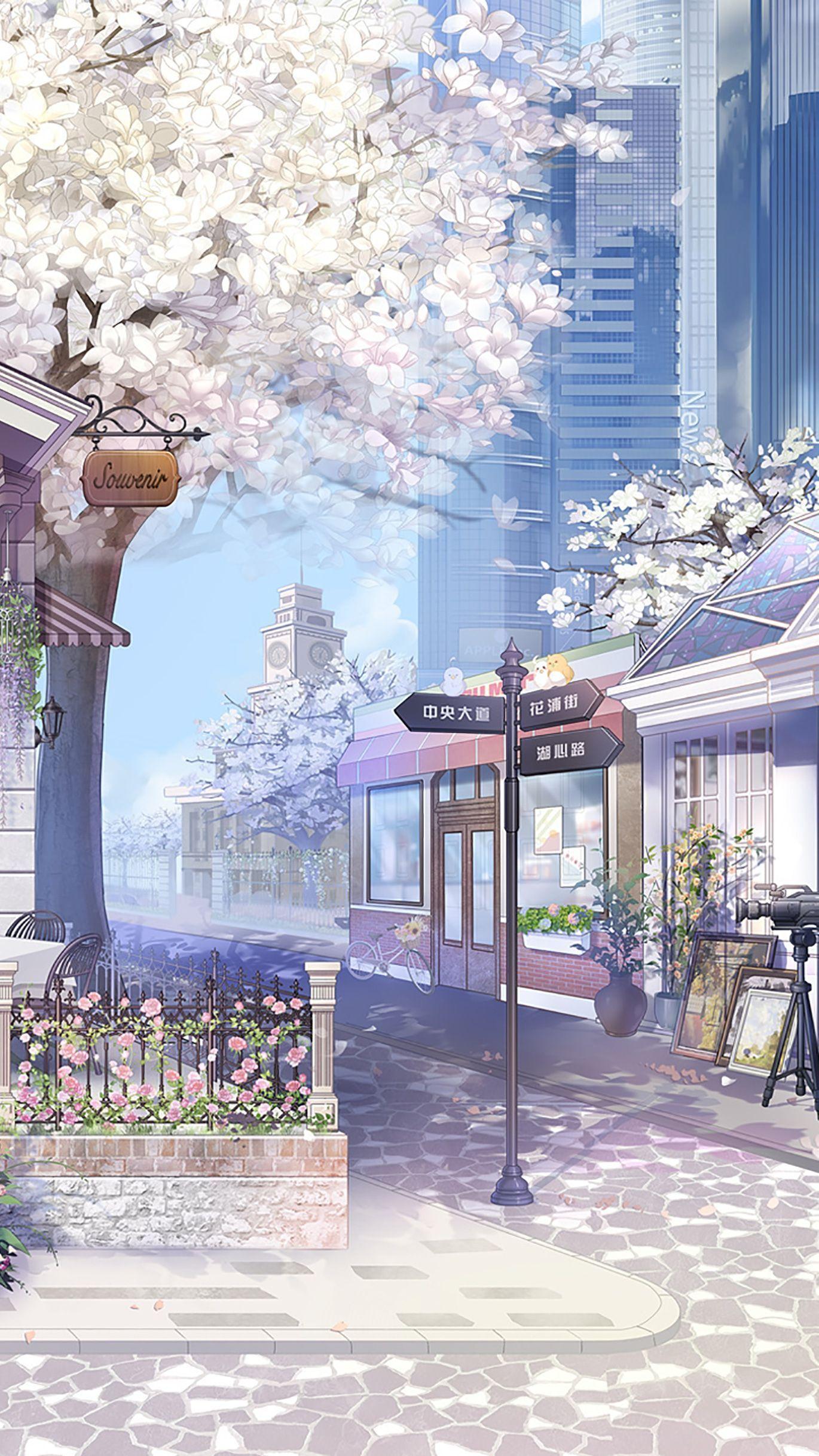 White Anime Scenery Wallpapers - Top Free White Anime Scenery ...